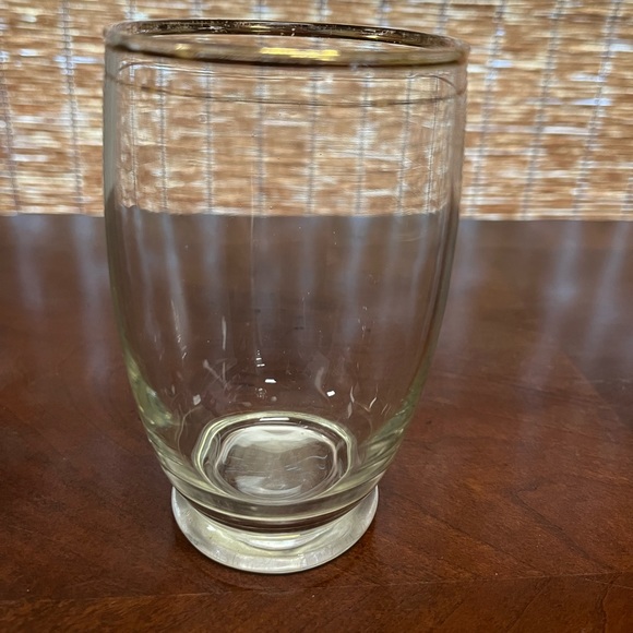 Kitchen | Drinking Glass Gold Rim Great Shape | Poshmark
